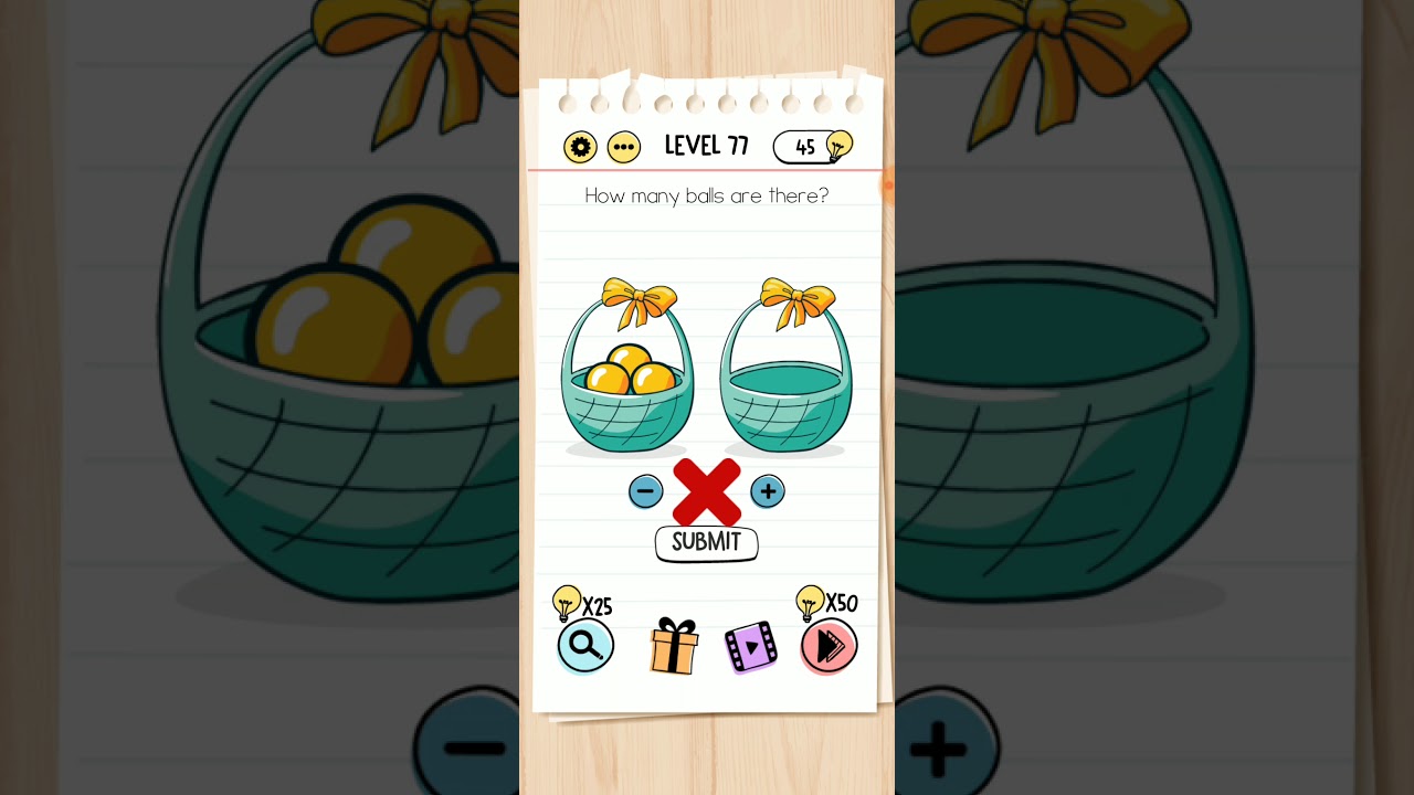 Brain Test Level 77 walkthrough - YouTube