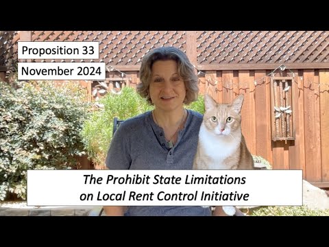 Prop 33 – the Prohibit State Limitations on Local Rent Control ...