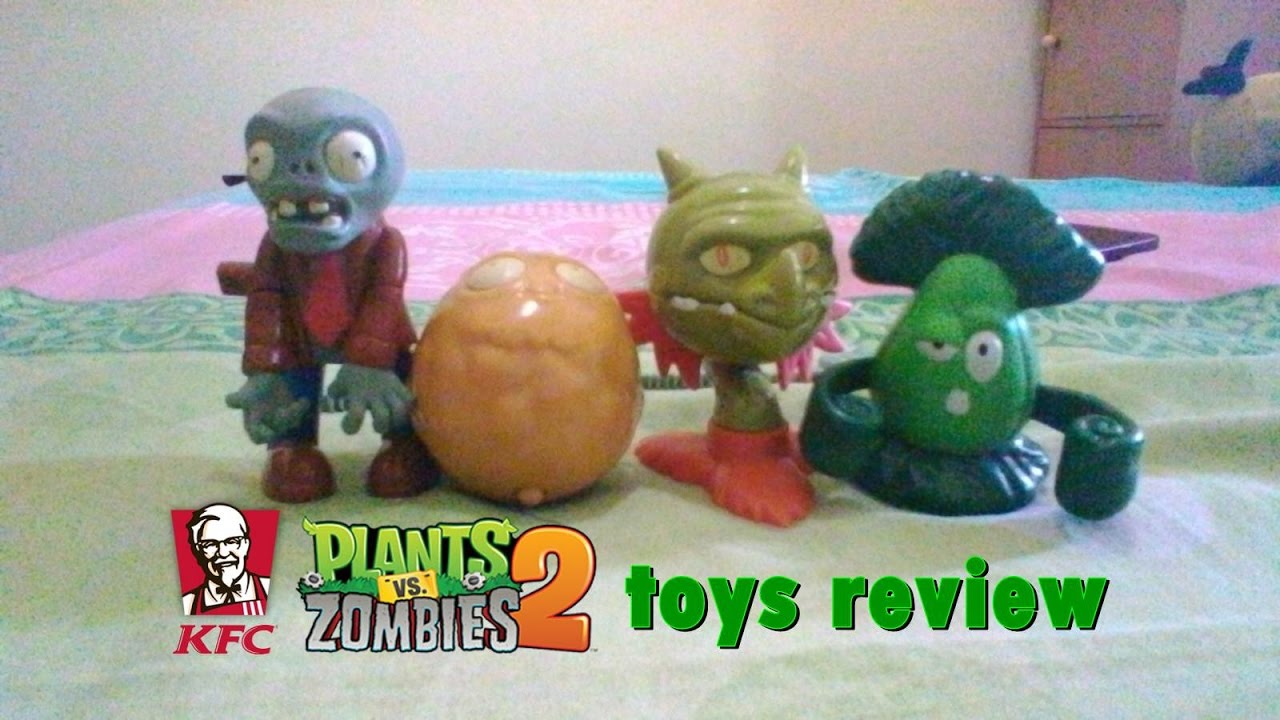 KFC Plants vs. Zombies 2 toys review - YouTube