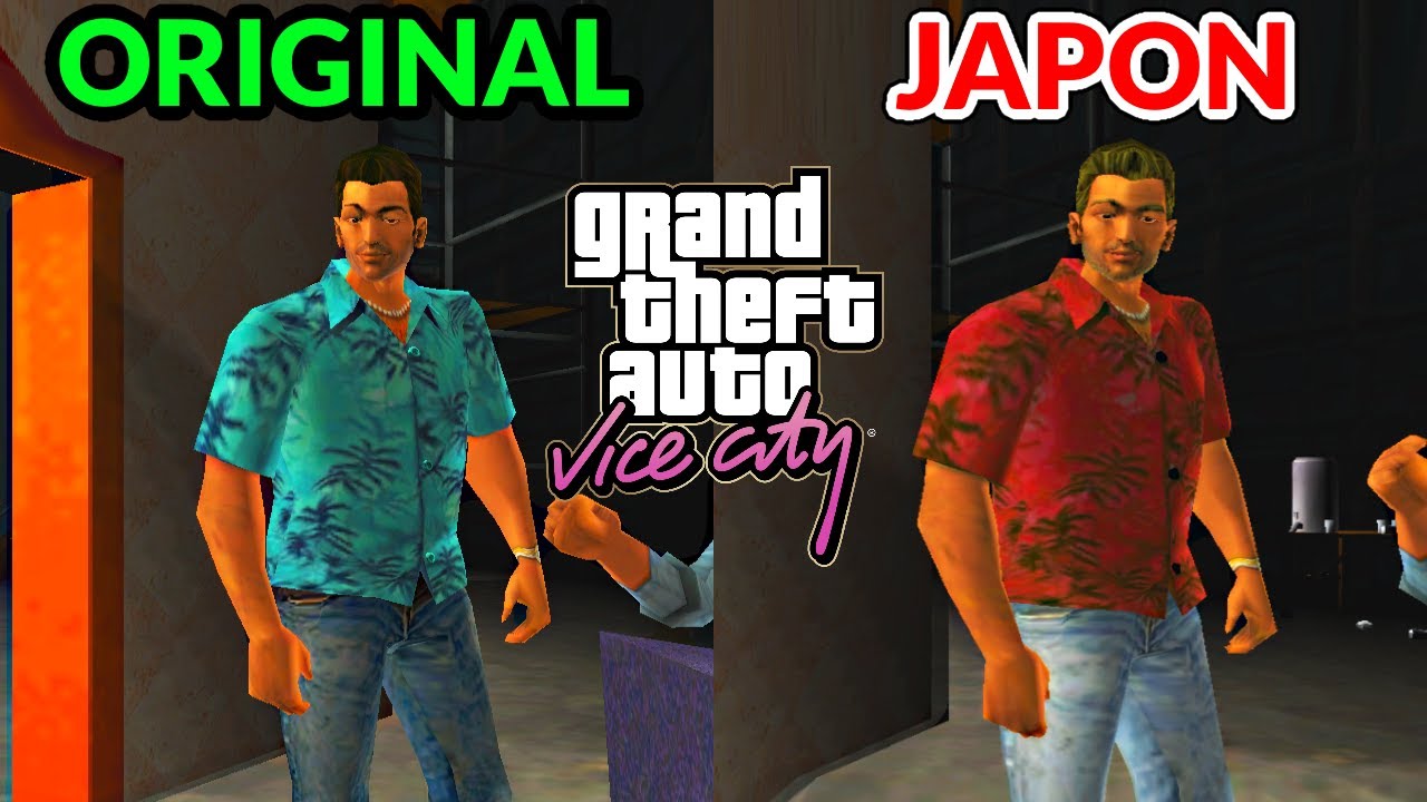 ASI ES GTA VICE CITY EN JAPÓN (Censuras, Bugs y Contenido Exclusivo ...
