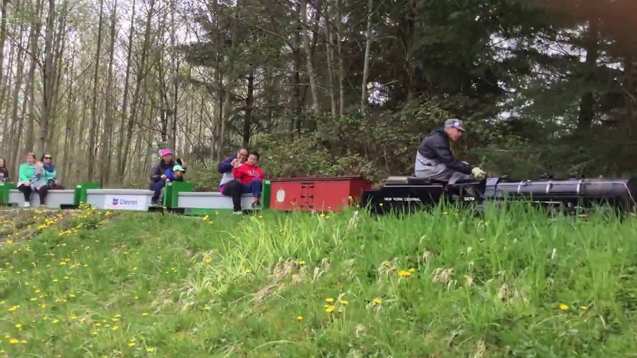 Riding on #3801 at Burnaby Central Railway - YouTube