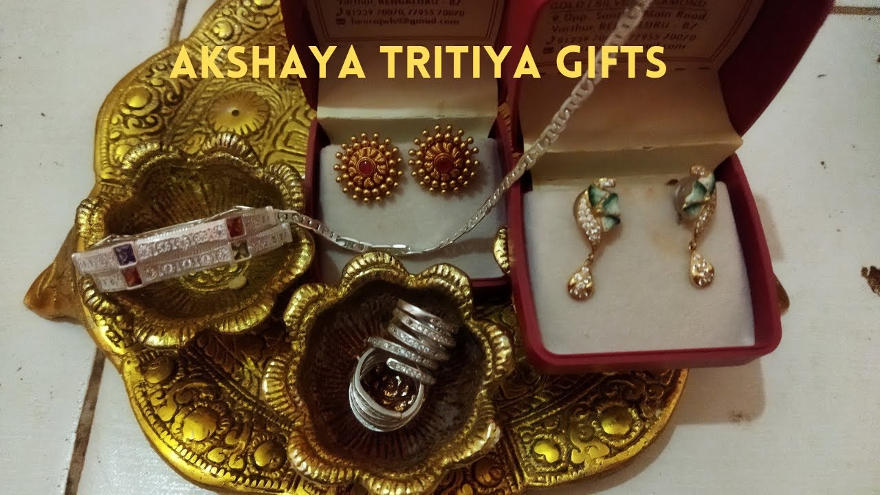 First time we bought Akshaya tritiya gift - YouTube