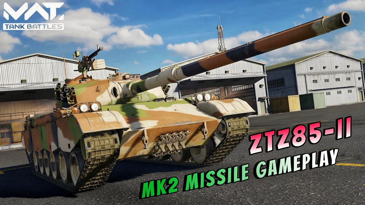 ZTZ85-II First Chinese Tank 125mm Smoothbore Gun With Automatic Loding ...