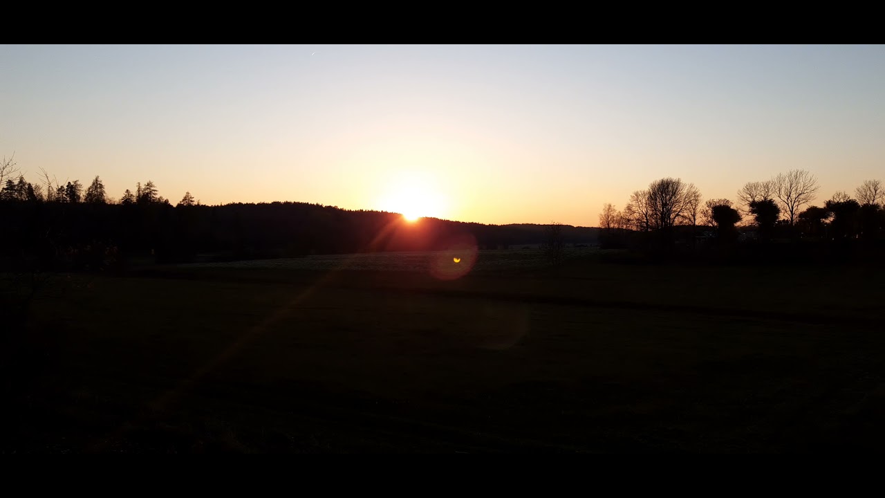 Sunset in Sweden - October 2021 - YouTube