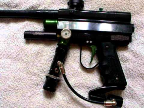 Smart parts Impulse paintball gun - YouTube