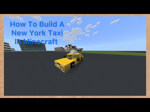 Minecraft New York Taxi Tutorial - YouTube
