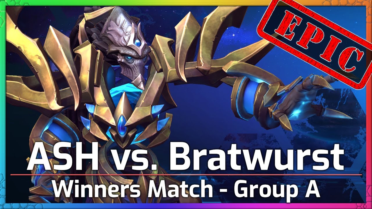 PLAYOFFS: Bratwurst vs. ASH - Winners Match - Heroes of the Storm - YouTube