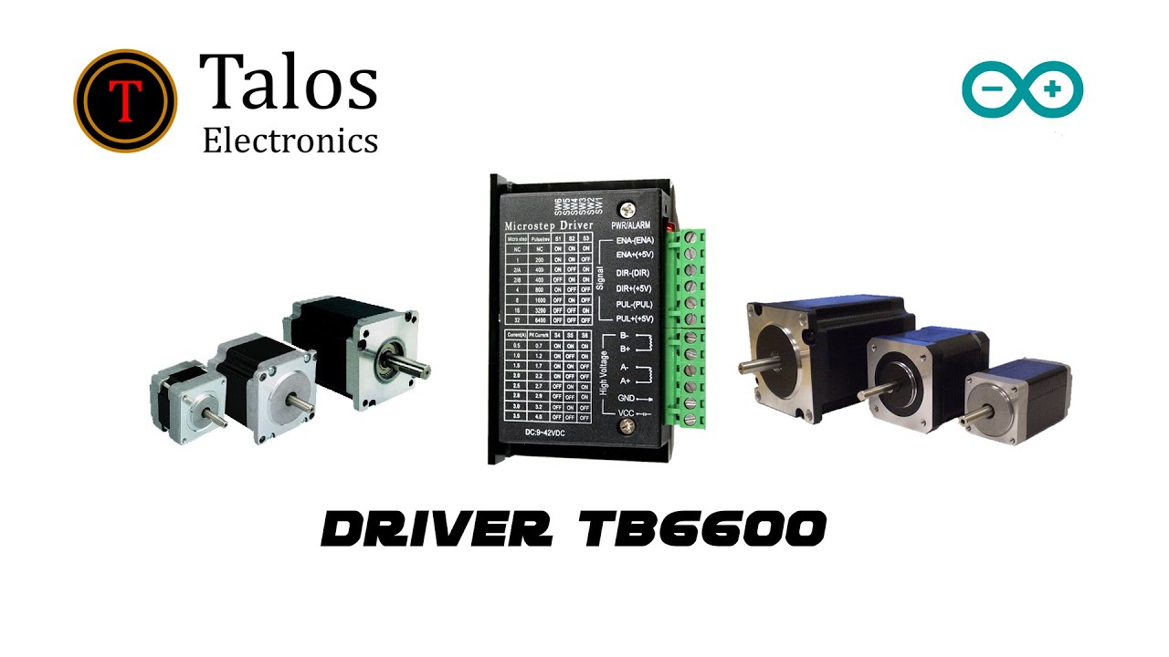 Driver TB6600, controla posición, velocidad, con precisión. - YouTube