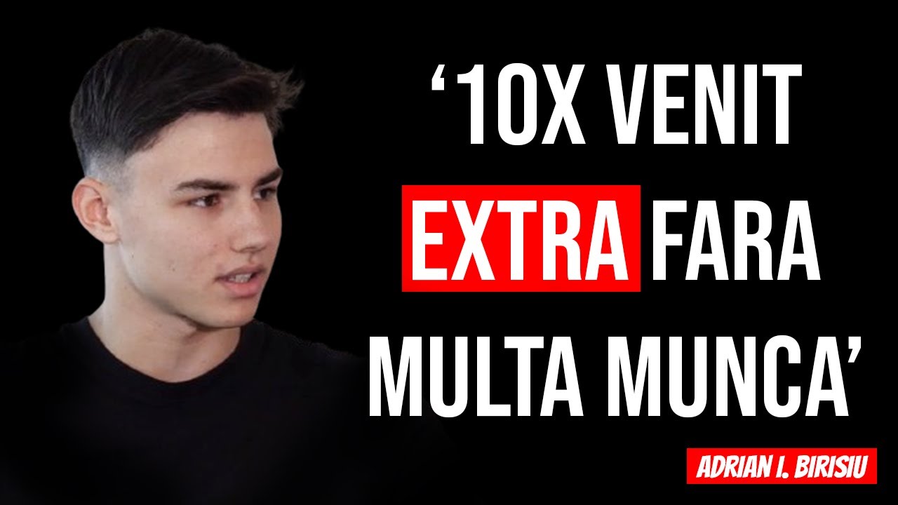 POVESTEA LUI RAZVAN BACIU - LA 17 ANI FACE 2500 EURO / LUNA DIN TRADING ...