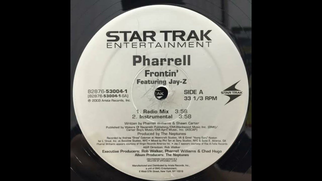 Pharrell & JayZ - Frontin' (GVRL Remix) - YouTube