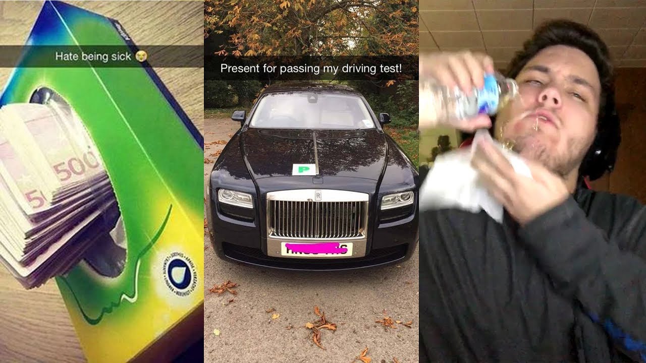 REACTING TO CRINGY RICH KIDS SNAPCHATS! - YouTube
