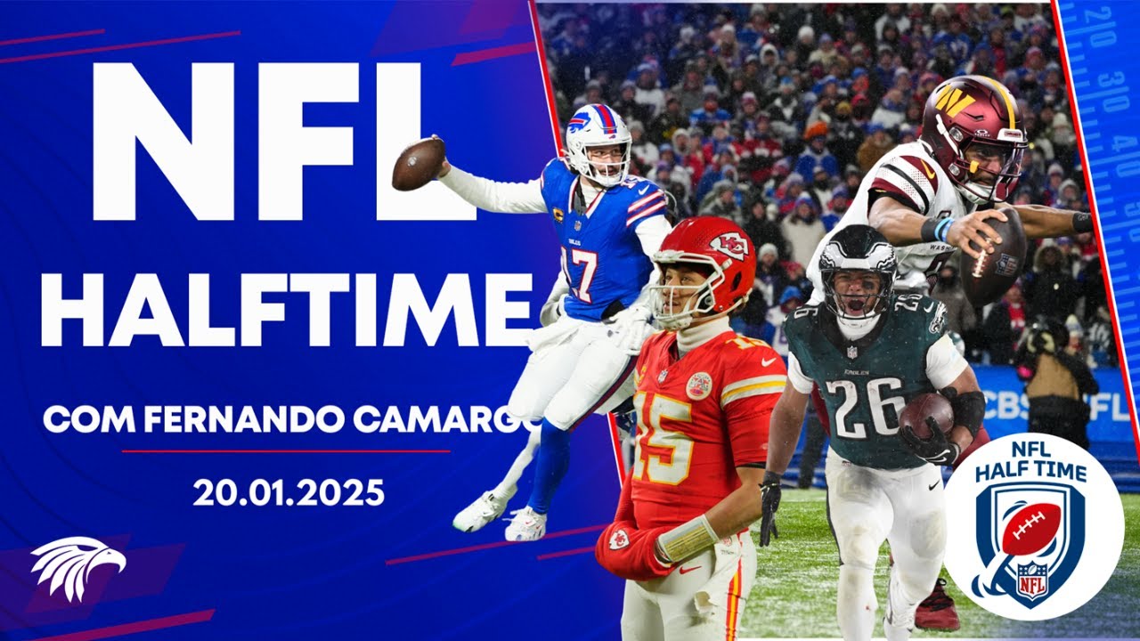 DEFINIDAS AS FINAIS DE CONFERÊNCIA DA NFL 🏈 (NFL HALFTIME 20.01.25 ...