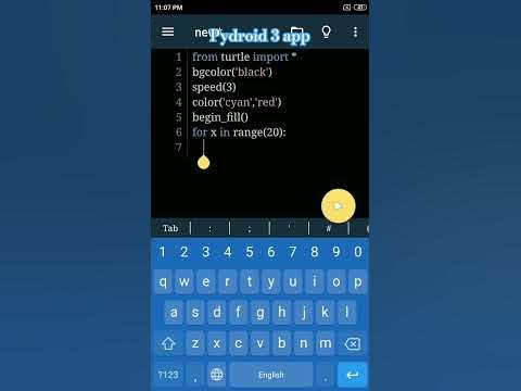 turtle graphics design | pydroid 3 app - YouTube