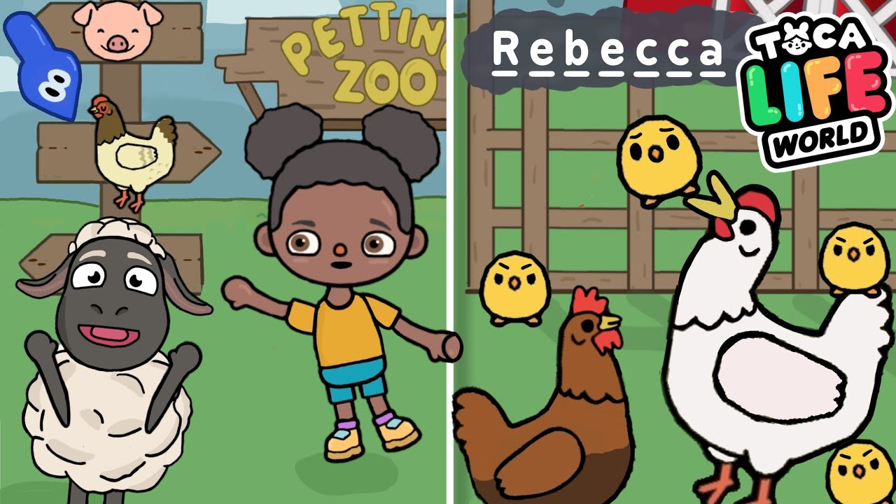 Amanda The Adventurer 🐣 Whattt?! 😅 Rebecca ? Toca Boca Animation - YouTube