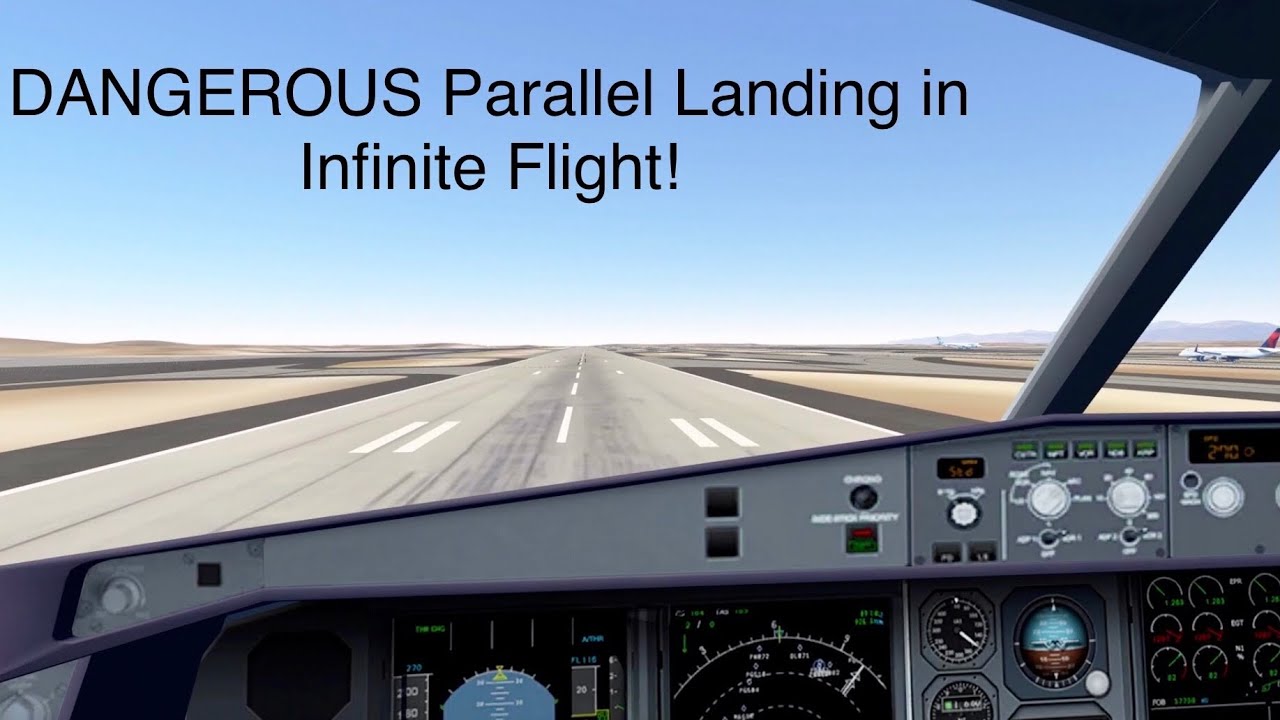 DANGEROUS Parallel Landing - Virgin Atlantic A340 + Delta 757! - YouTube