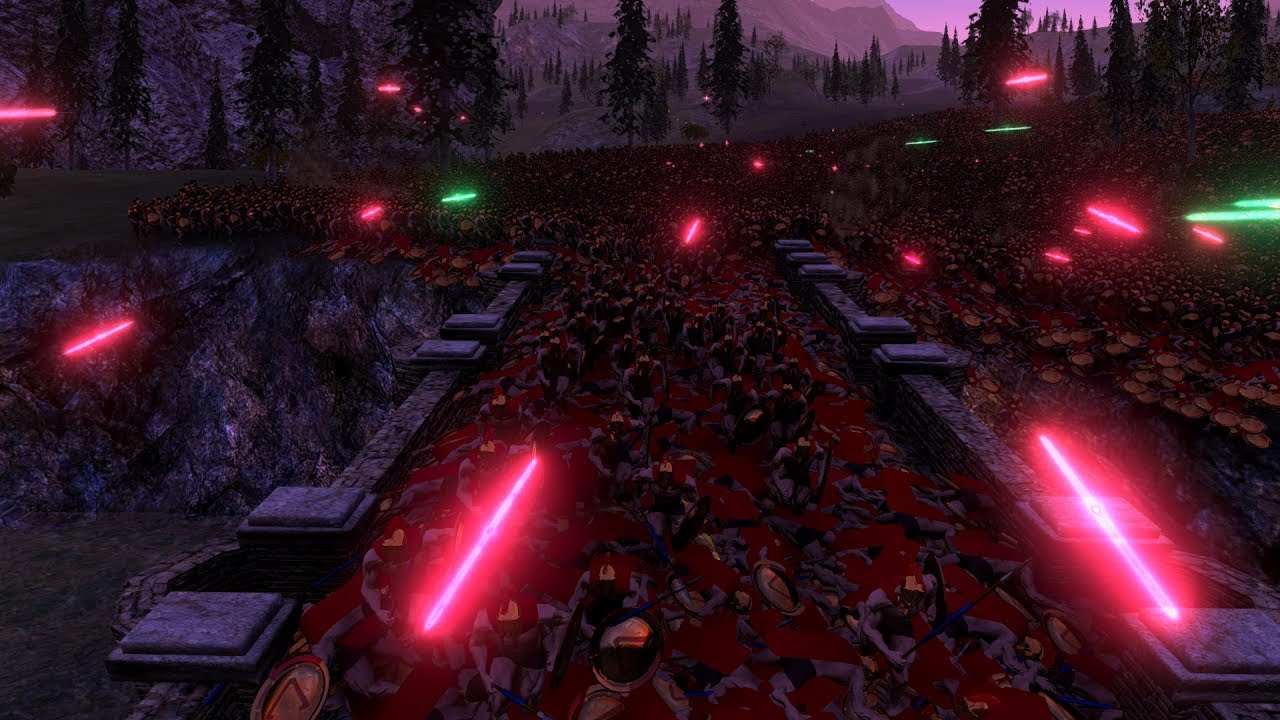 UEBS: 20,000 Spartans vs 1,000 Earth Men from the future | Future vs ...