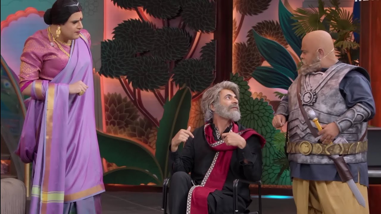 Sunil Grover best Mimicry As Rajagoli 🤣😂 NTR, Saif Ali Khan | The Great ...