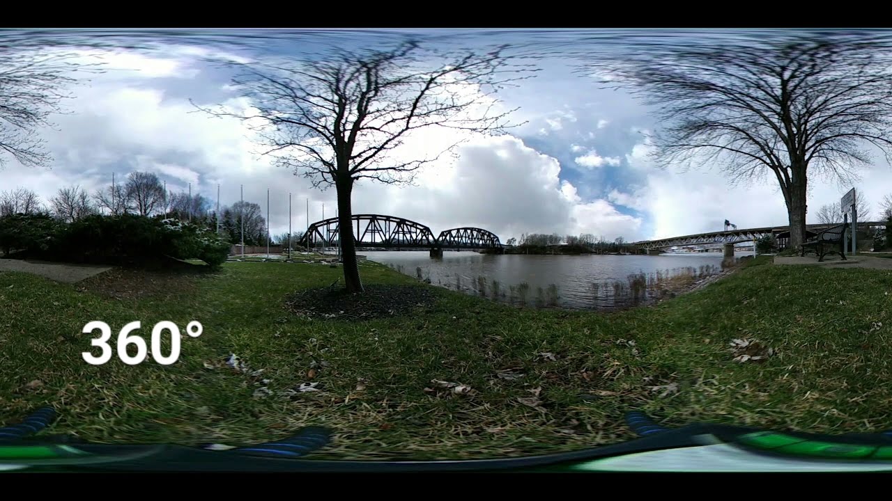 Beaver County Flag Plaza at Rochester Riverfront Park 360 - YouTube