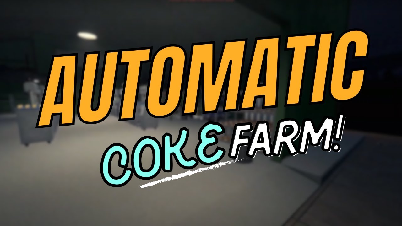 Schedule 1 - How to make an automatic coke farm! - Quick tutorial - YouTube