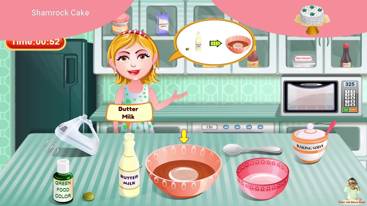 Baby Hazel Shamrock Cake - YouTube