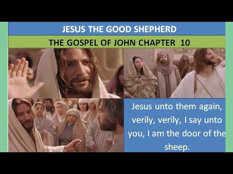 THE GOSPEL OF JOHN CHAPTER 10 (AUDIO WITH VIDEO) - YouTube