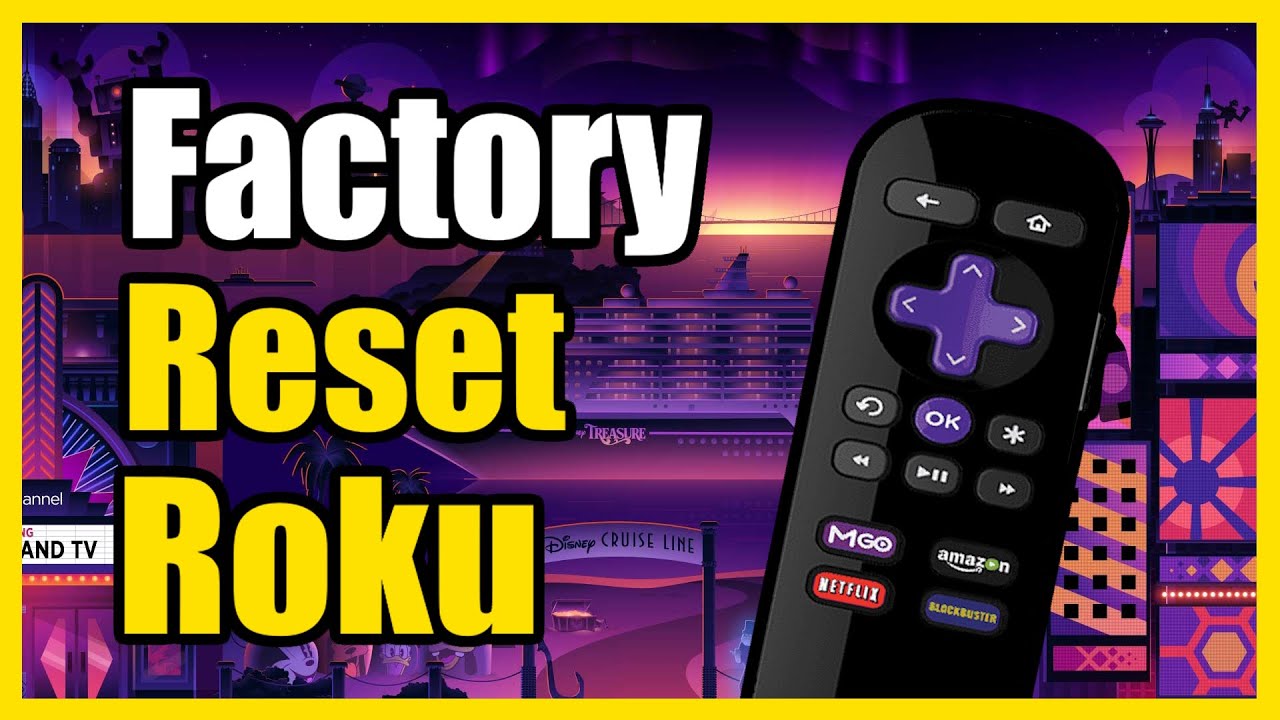 How to Factory Reset your Roku 4k Express (Fast Tutorial) - YouTube