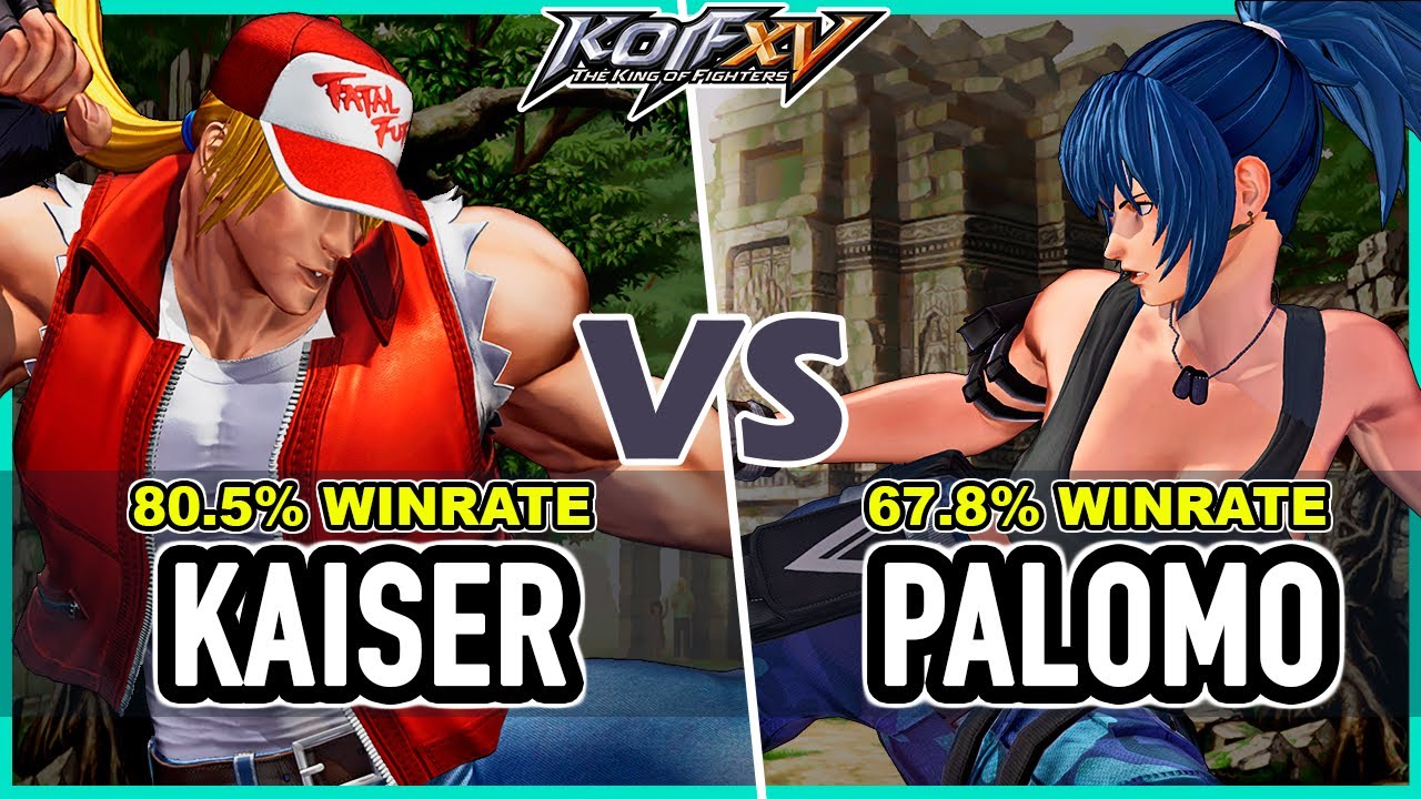 KOF XV 🔥 Kaiser (Kyo/Terry/Ryo) vs Palomo (Sylvie/Leona/Ryo) - YouTube