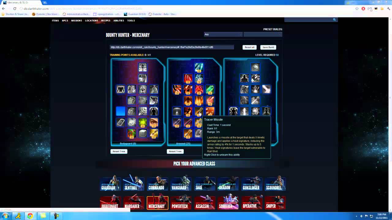 Star Wars the Old Republic(SWTOR)-Bounty Hunter(Mercenary)/Smuggler ...