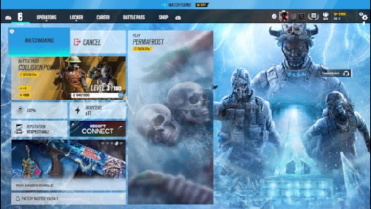 Playing Rainbow Six Seige Update The Permafrost - YouTube