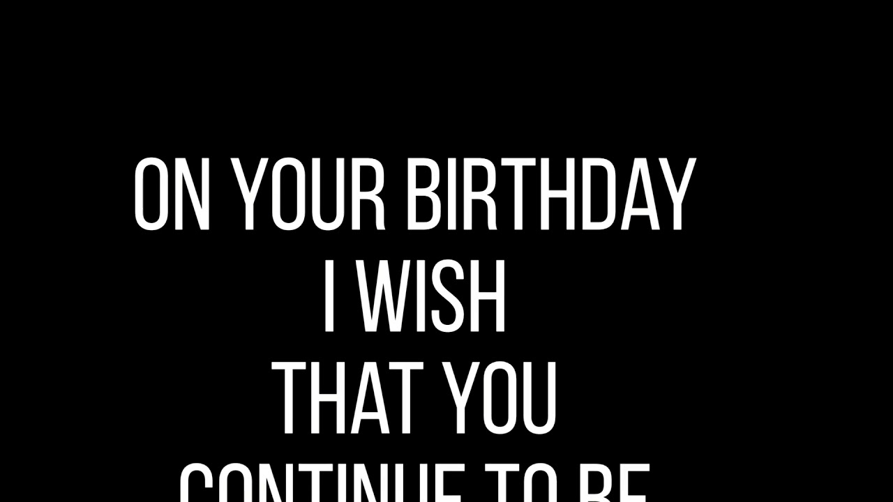 Happy birthday Rolly - YouTube