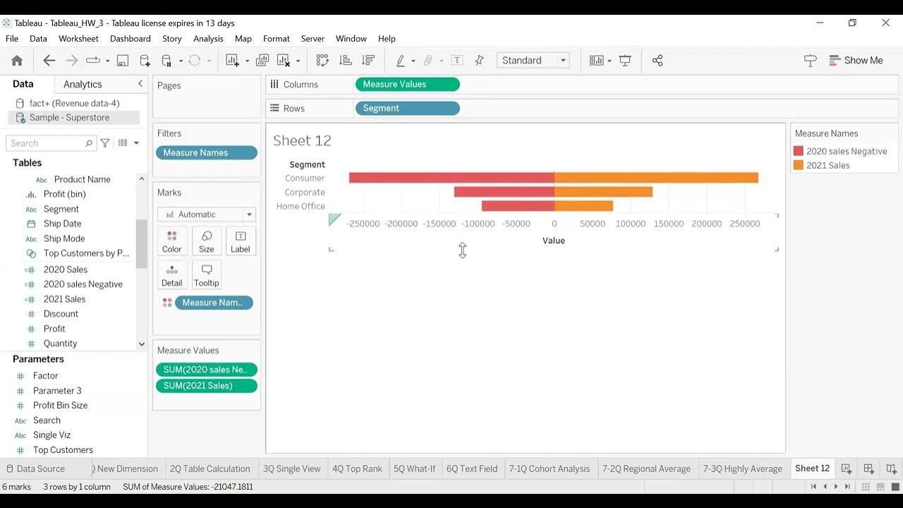 Diverging Bar Chart Video - YouTube