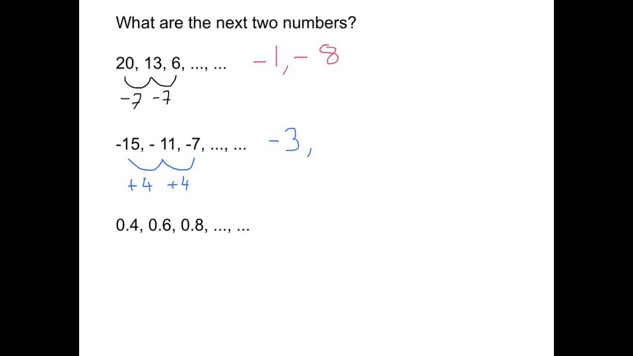 Extending sequences - YouTube
