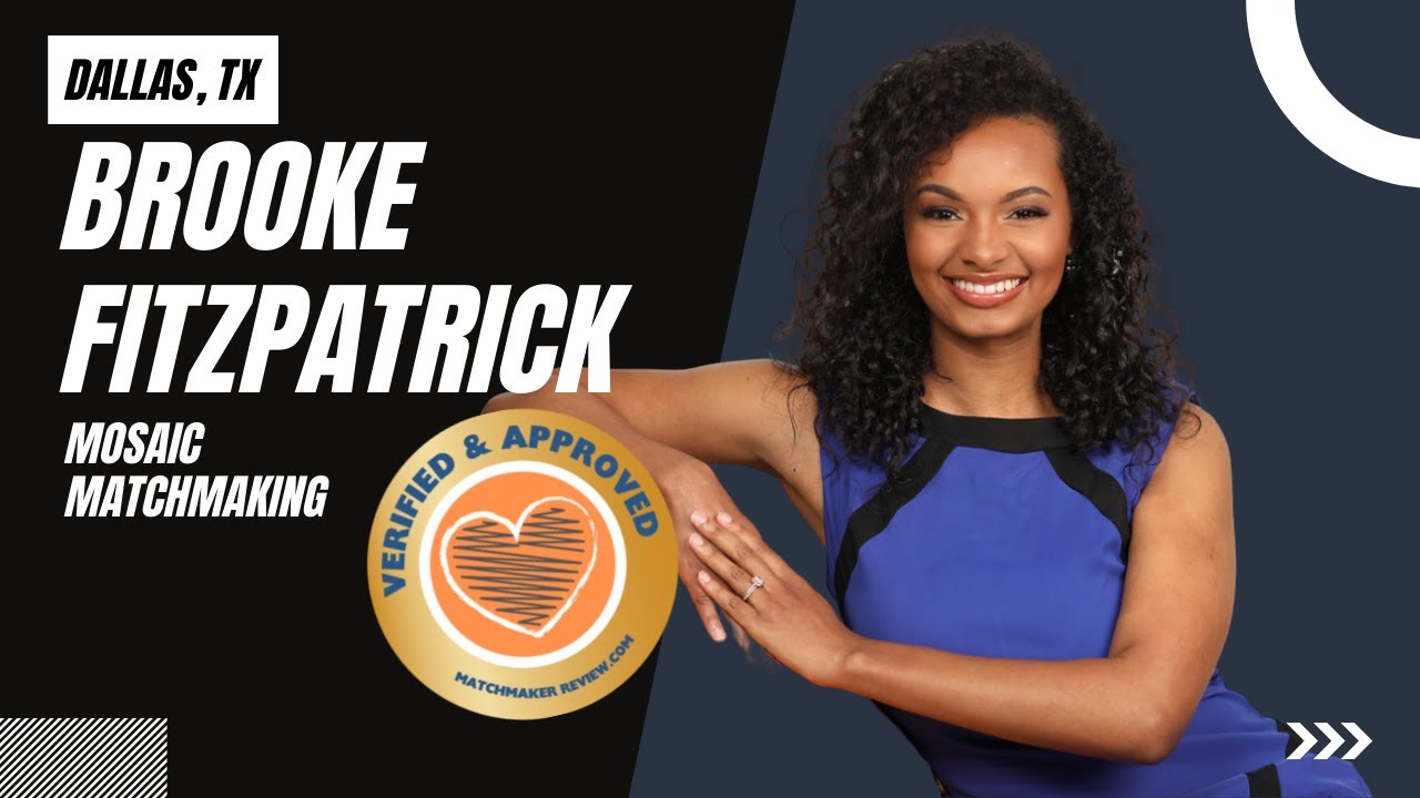 Brooke Fitzpatrick of Mosaic Matchmaking, Helps Singles of Color, Find ...