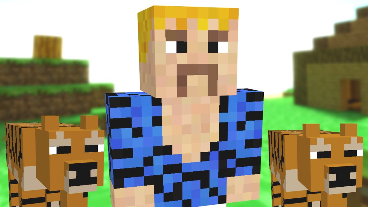 I Made The TIGER KING In Minecraft - YouTube