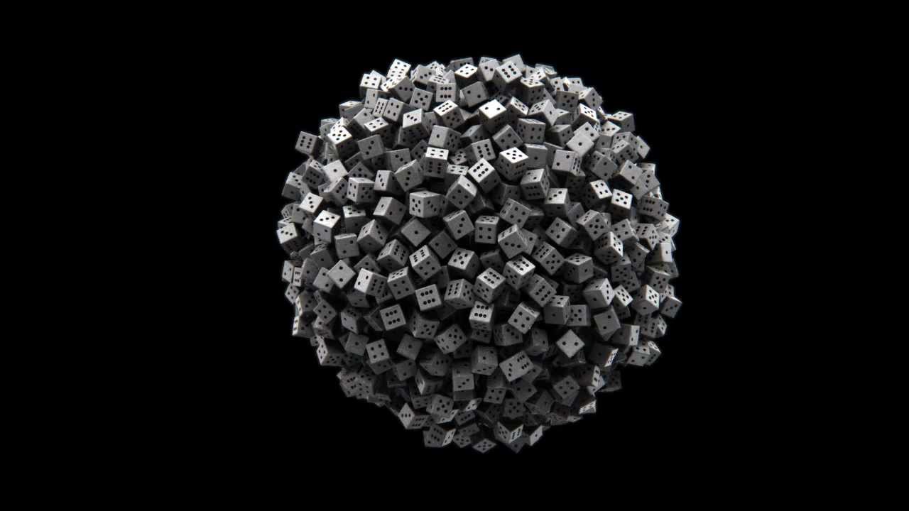 Gravity Simulation - Forming a Planet with Cubes using Maya Particles ...