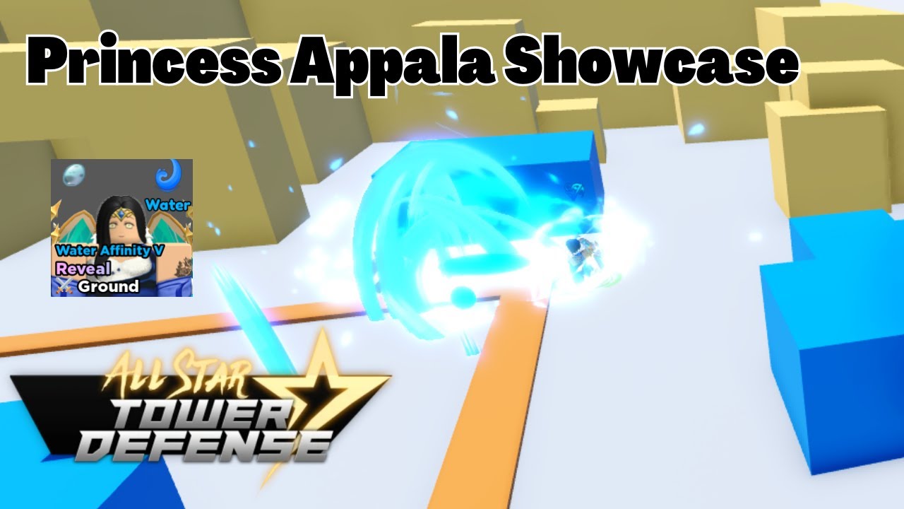 All Star Tower Defense Showcases: Princess Appala ASTD ROBLOX - YouTube