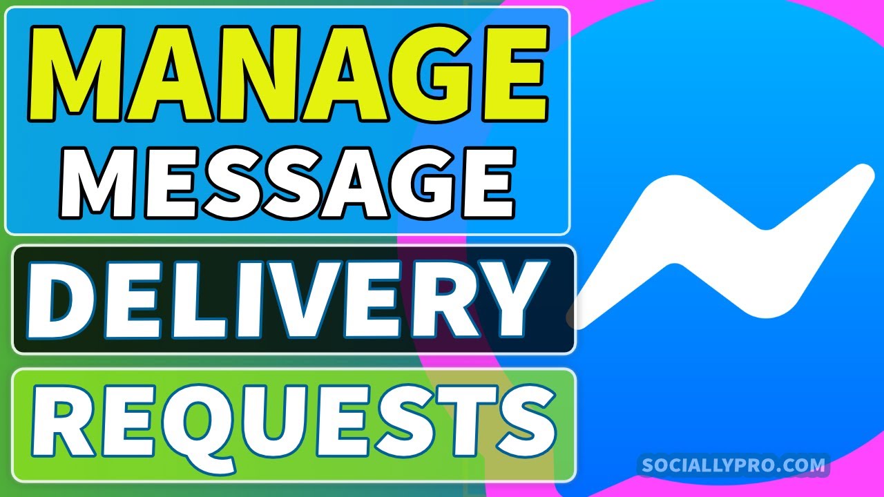 How to Manage Message Requests | Message Delivery on Messenger - YouTube
