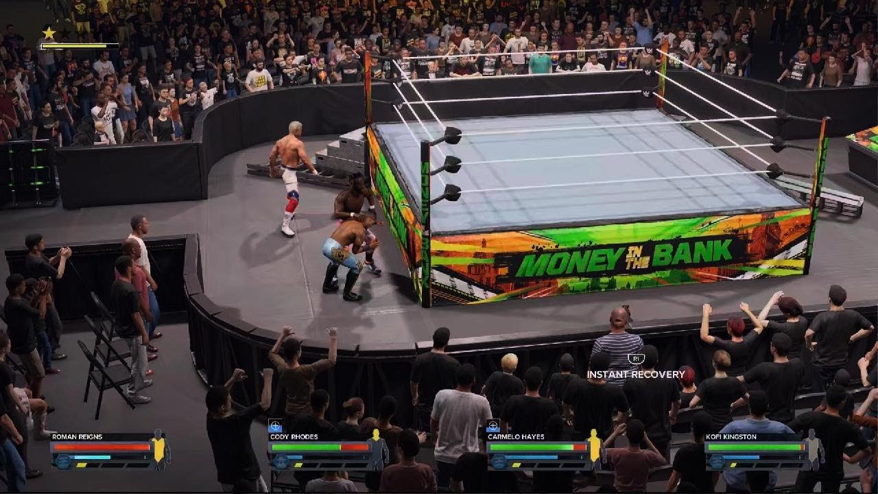 WWE 2K24 ladder match - YouTube