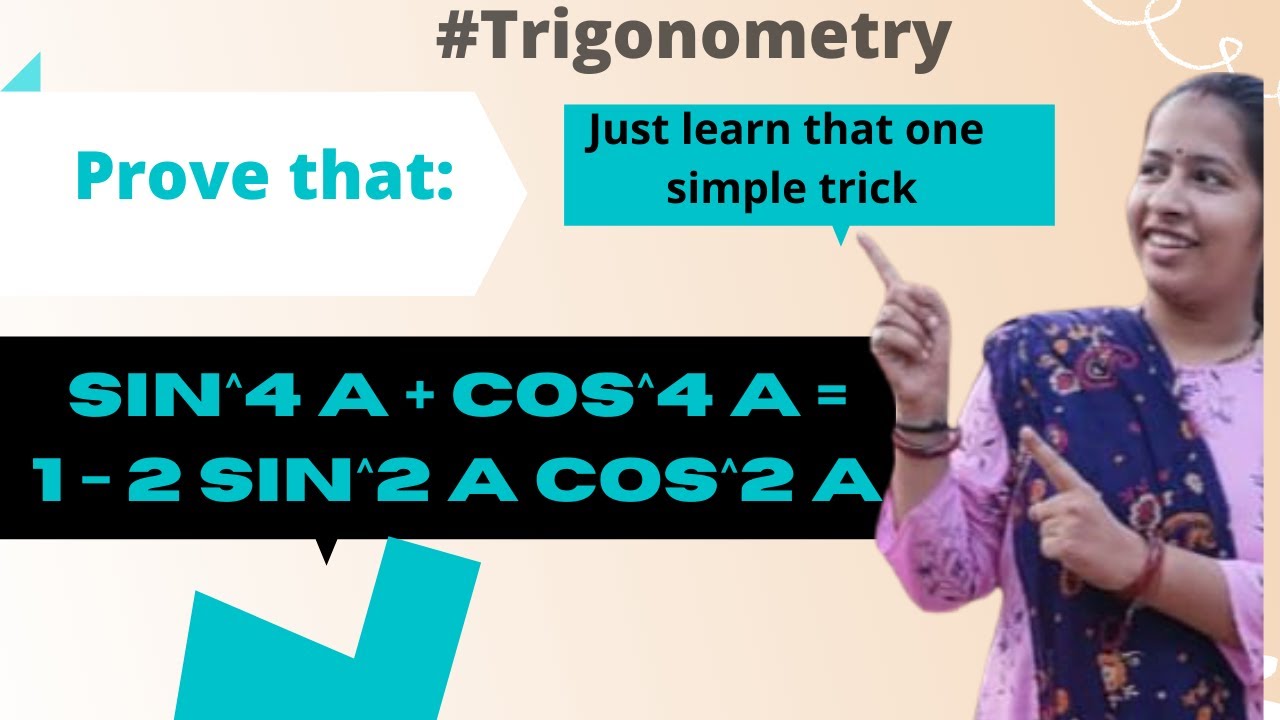 Prove that sin 4 theta+cos 4 theta/1-2sin2theta.cos2theta =1 | # ...