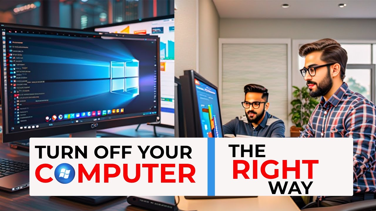 How to Turn off your Computer the Right Way - YouTube