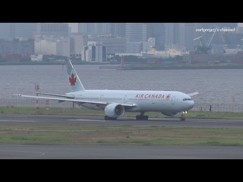 Air Canada (AC/ACA) Boeing 777-300ER C-FIUL 羽田空港 離陸 2016.8.13 - YouTube