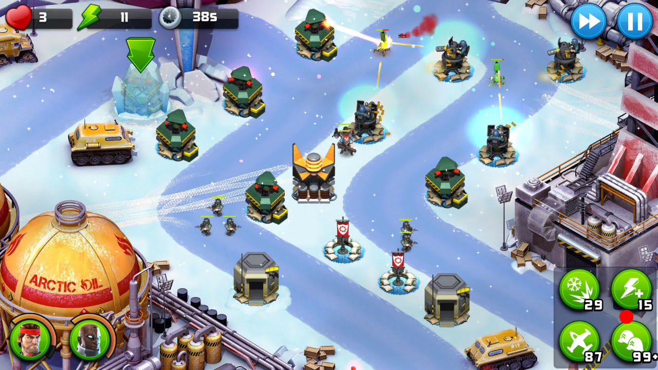 Alien Creeps TD - Challenges Level 34-Zulu Station - Medium - YouTube