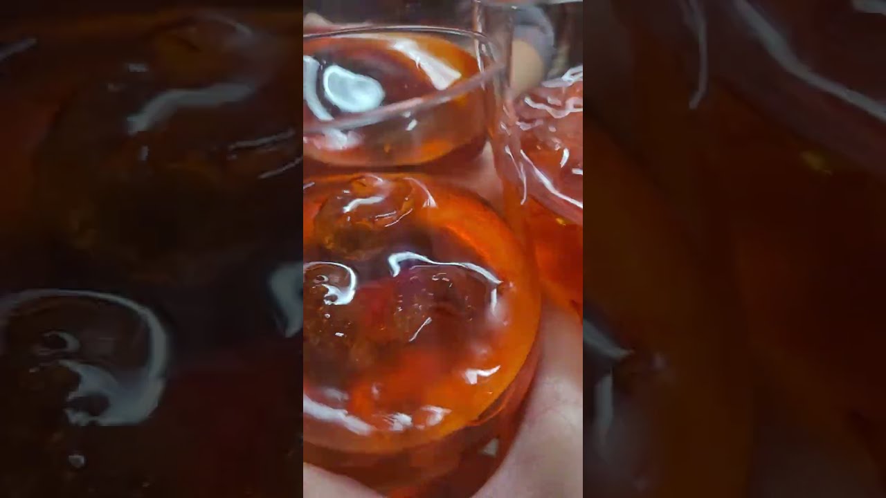 ASMR #THREE GLASSES OF APIROL SPRITZ #SATISFYING FLAVOUR #AMAZING ...