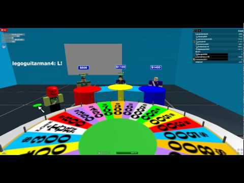 ROBLOX: Wheel Of Fortune - YouTube