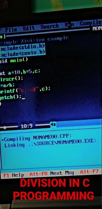 Division In c programming #cprogrammingquestions #coder #cprogramming #program #future #division ...
