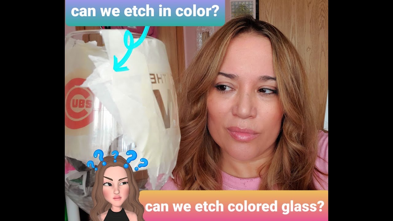 Etching with Color and Colored Glass - YouTube
