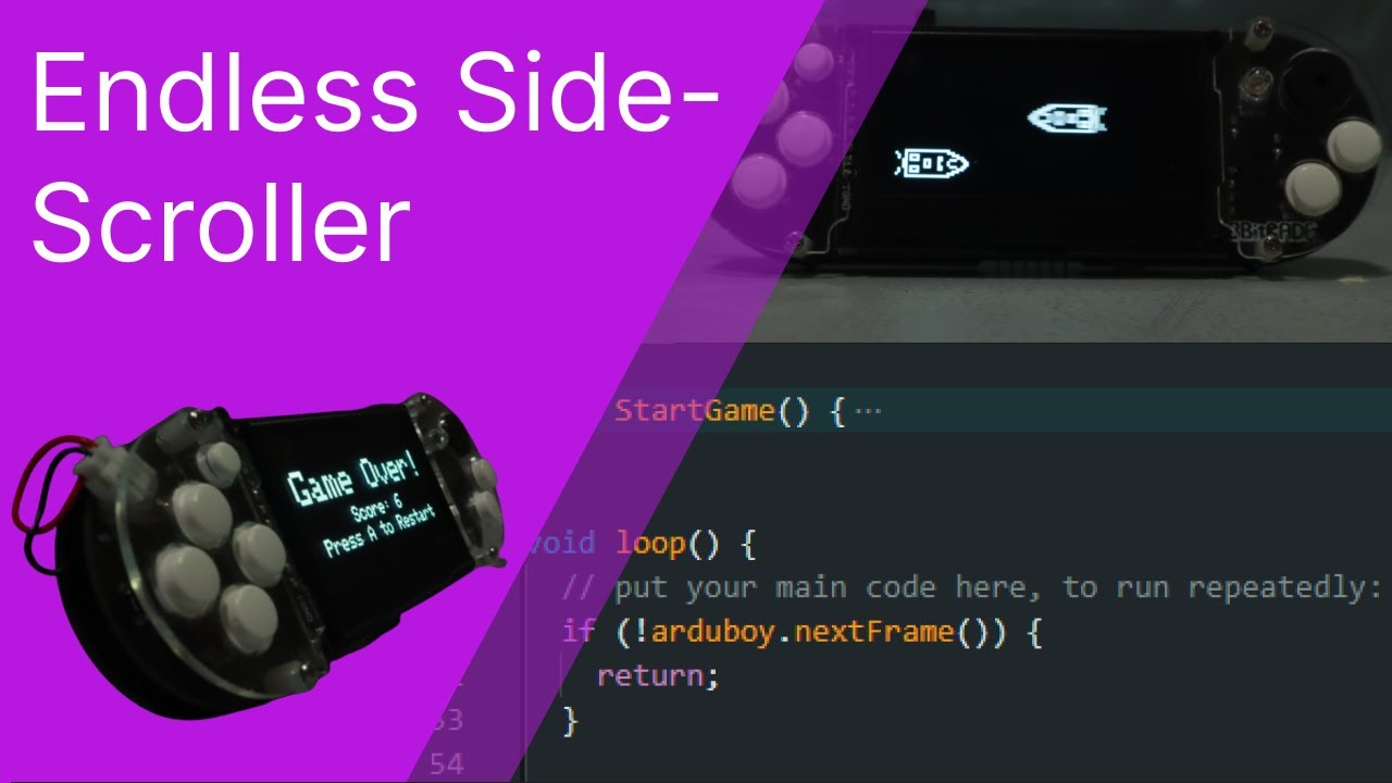 Endless Ships Game | 8BitCade XL Tutorial - YouTube