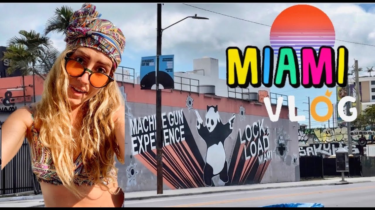 Florida Miami Vlog | Ocean Drive | South Beach | Wynwood Wall | Mekan ...