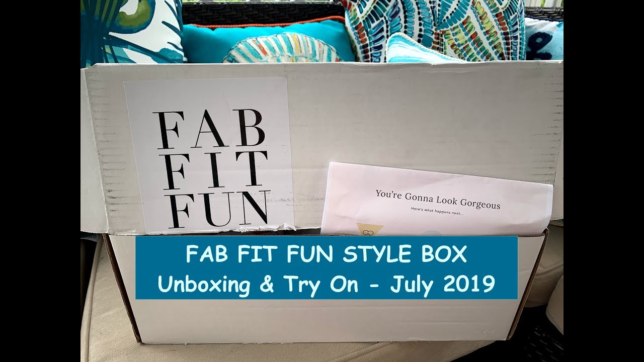 FabFitFun Style Box - July 2019: Unboxing & Try On...Any styles in this ...