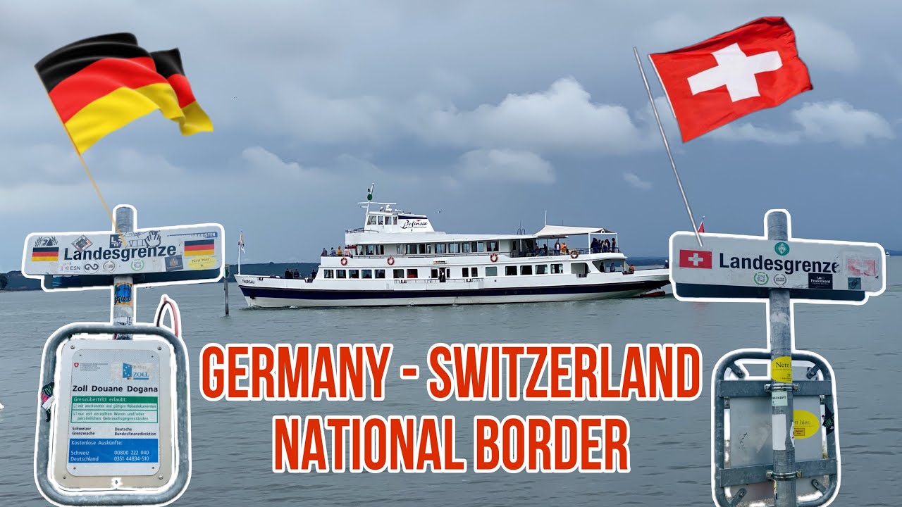 Interesting Germany-Switzerland National Border in Konstanz 🇩🇪 ...